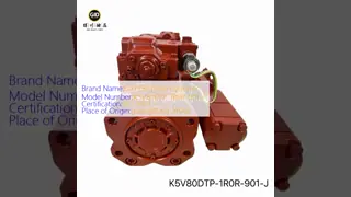 Excavator Hydraulic Pump K5V80DTP-1R0R-901-J