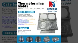 Precision Thermoforming Mould for Cake Boxes