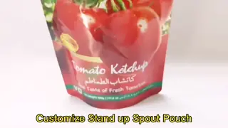 Custom Spout Pouches for Liquids & Beverages