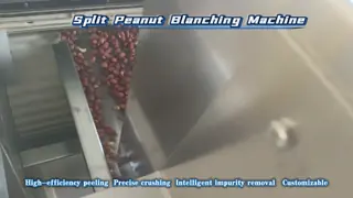 split peeling machine