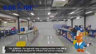 SCM120A-Pro hydraulic hose crimping machine video