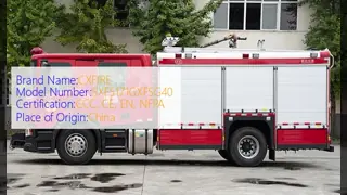 Scania Fire Truck 4000L Rescue Lighting