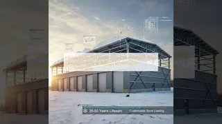 Steel Warehouse Built Tough 35-50 Year Lifespan