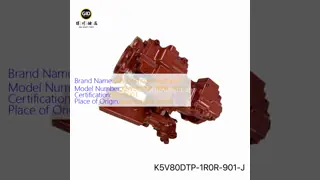 Excavator Hydraulic Pump Upgrade K5V80DTP
