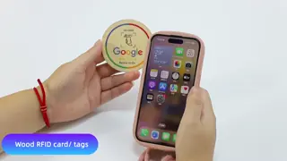 RFID wooden tag