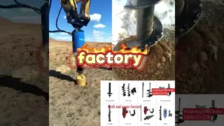 Drill projection manufacturer in China earth auger