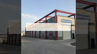 Fireproof Steel Building Fast Assembly Industrial