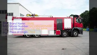 18000L Mercedes Fire Truck 580HP Power