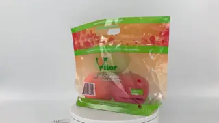 Orange Clear Plastic Fruit Packaging Bags
