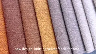 printing knitted velvet sofa fabric
