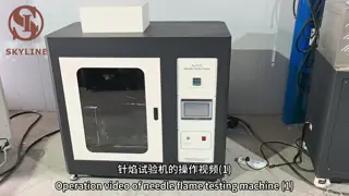Needle Flame Test Chamber Fire Safety Solution