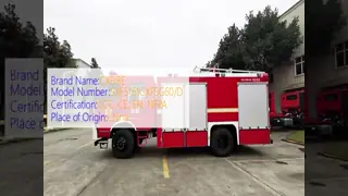 Dongfeng 4x4 Fire Truck 6000L Water Tank