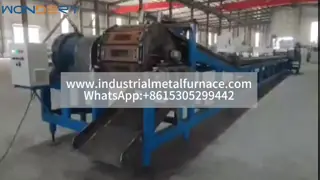 Fully Automatic 6-10kg Aluminum Ingot Casting Machine | Industrial Ingot Production Line