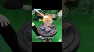 Quartz Waste Bottle: Corrosion & Heat Resistant