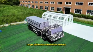 Inflatable Military Decoys Collection Tank Aircraft Simulation Models