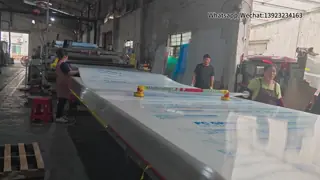 production and delivery of Polycarbonate hollow sheet