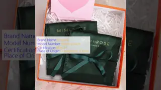 Custom Suede Bags Logo Print Gift Packaging