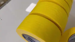 Customized 55mm Yellow Crepe Masking Tape For car Automotive Paint