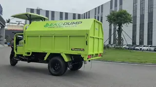 driving with cargo door closed (garbage)