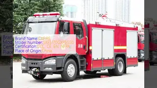 5000L Water Fire Truck China Manufacturer