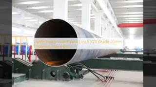 40 Inch X70 SAWH Pipe 20mm Thick
