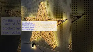 Outdoor Light Show Pentagram Lamp