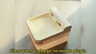 OEM Automatic Pet Water Fountain, Quiet Filtered Large Capacity Wireless Water Dispenser Wholesale