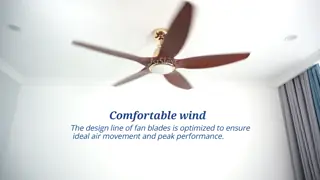 60 Inch LED Ceiling Fan Energy Saving
