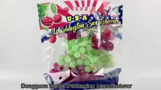 Fresh Produce Packaging Bags Anti Fog Custom Printing