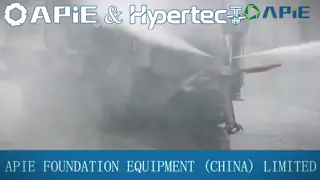 The JMP method uses high-pressure water and air to break through the soil through a nozzle jet.