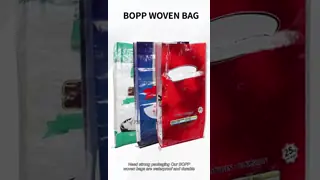 Custom Printed BOPP Woven Packaging Bags