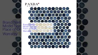 Blue Penny Round Mosaic Tiles Kitchen Bathroom