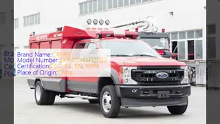 Small Fire Truck Rapid Intervention Rescue Vehicle