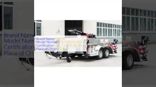 1000L Foam Trailer Fire Monitor High Flow