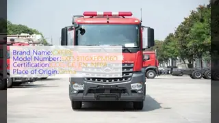 Mercedes Benz 16T Fire Truck Powerful Water Pump