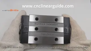 TranzBrillix RGH Roller Linear Guide Block | Large Size Square Type