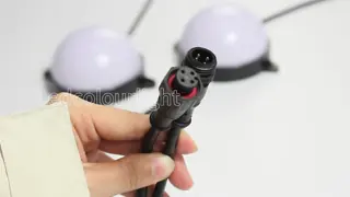 100mm Black PC Base Pixel Dot Light – DMX512 RGB