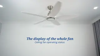 60 Inch DC LED Ceiling Fan for Large Rooms