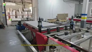 Perforated Coated Laminated Gypsum Ceiling Board Machine