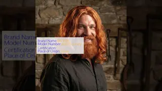 Elderly Man Wig Beard Costume Set
