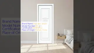 Waterproof Fireproof WPC Hollow Door For Home