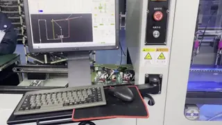 Double valve + five-axis dispensing + flipper Automatic line layout