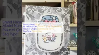Custom Cartoon Snack Bags Valentine's Day Food Packaging
