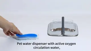 Pet Water Fountain, Battery Operated, Motion Sensor, Hygienic, Durable For B2B Buyers Demo