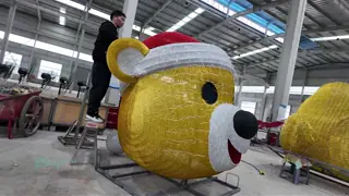Giant LED Teddy Bear Christmas Lights