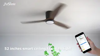Inch Wood Blade Ceiling Fan DC Motor