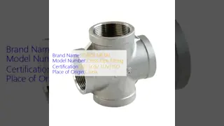 Stainless Steel Socket Weld Cross Fitting 3/4 Inch