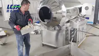 Peanut roasting machine