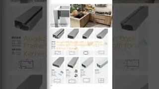 Anodized Kitchen Cabinet Door Frames OEM