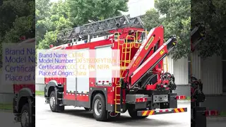 18m Sitrak Fire Truck Reach High Rescue